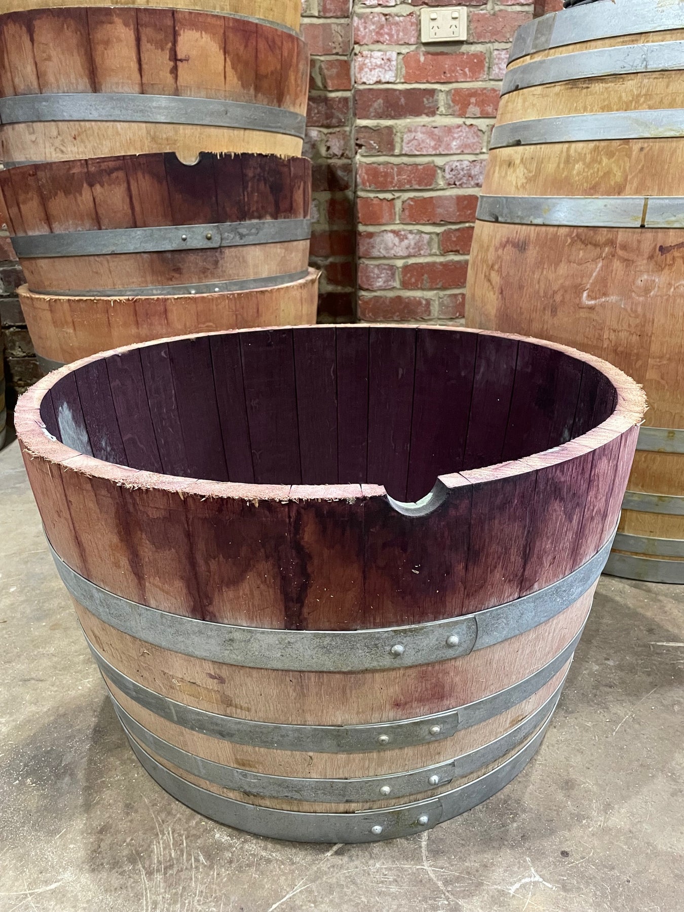 Half Wine Barrels – The Little Veggie Patch Co
