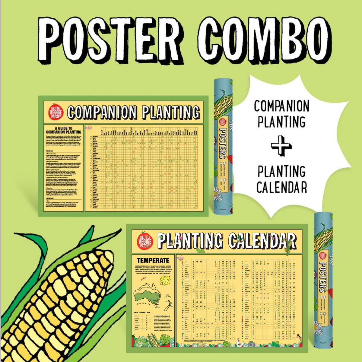 Climate Specific Planting Calendar + Companion Planting Chart Combo ...