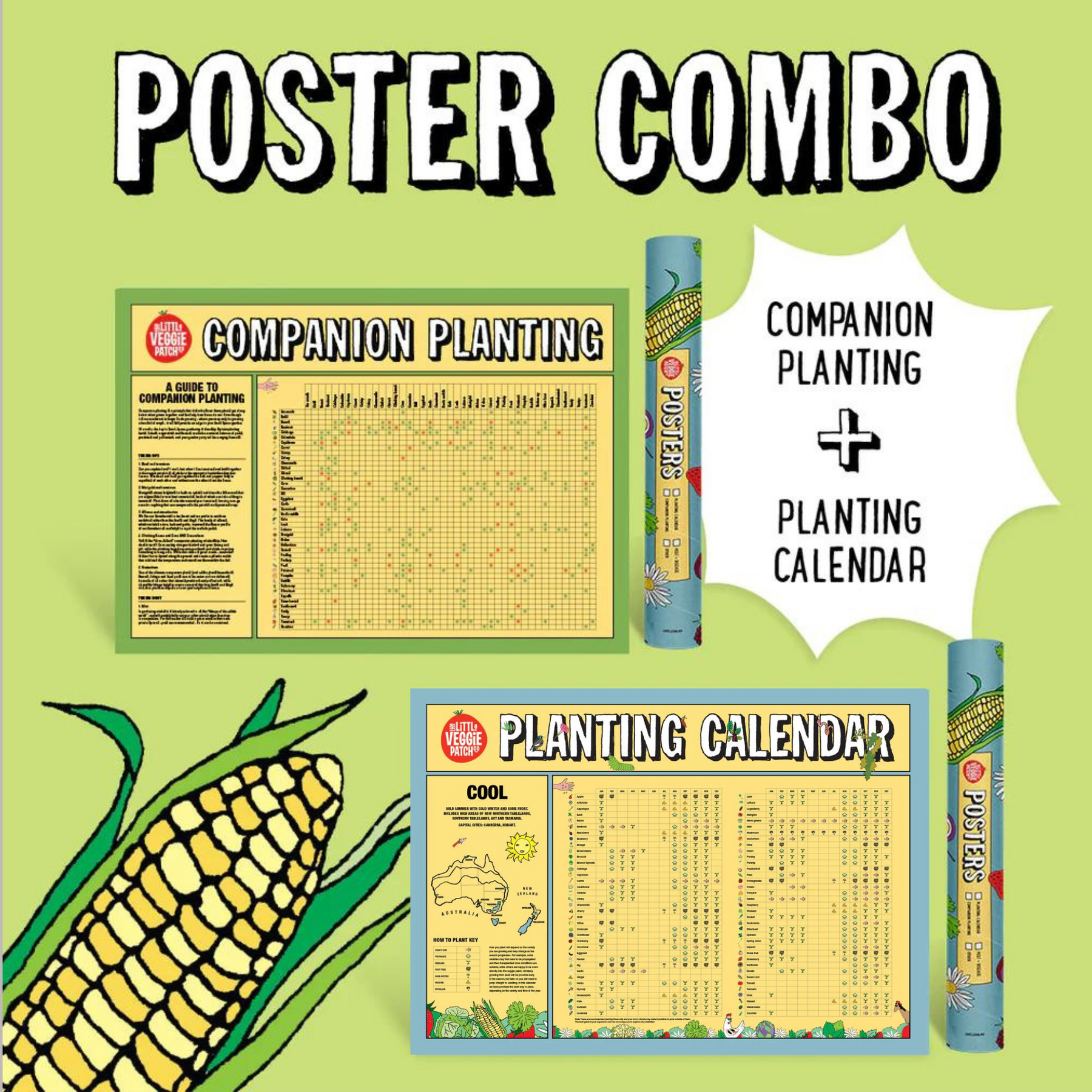 Climate Specific Planting Calendar + Companion Planting Chart Combo ...