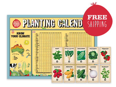 Planting Calendar + Heirloom Seed Bundle – The Little Veggie Patch Co