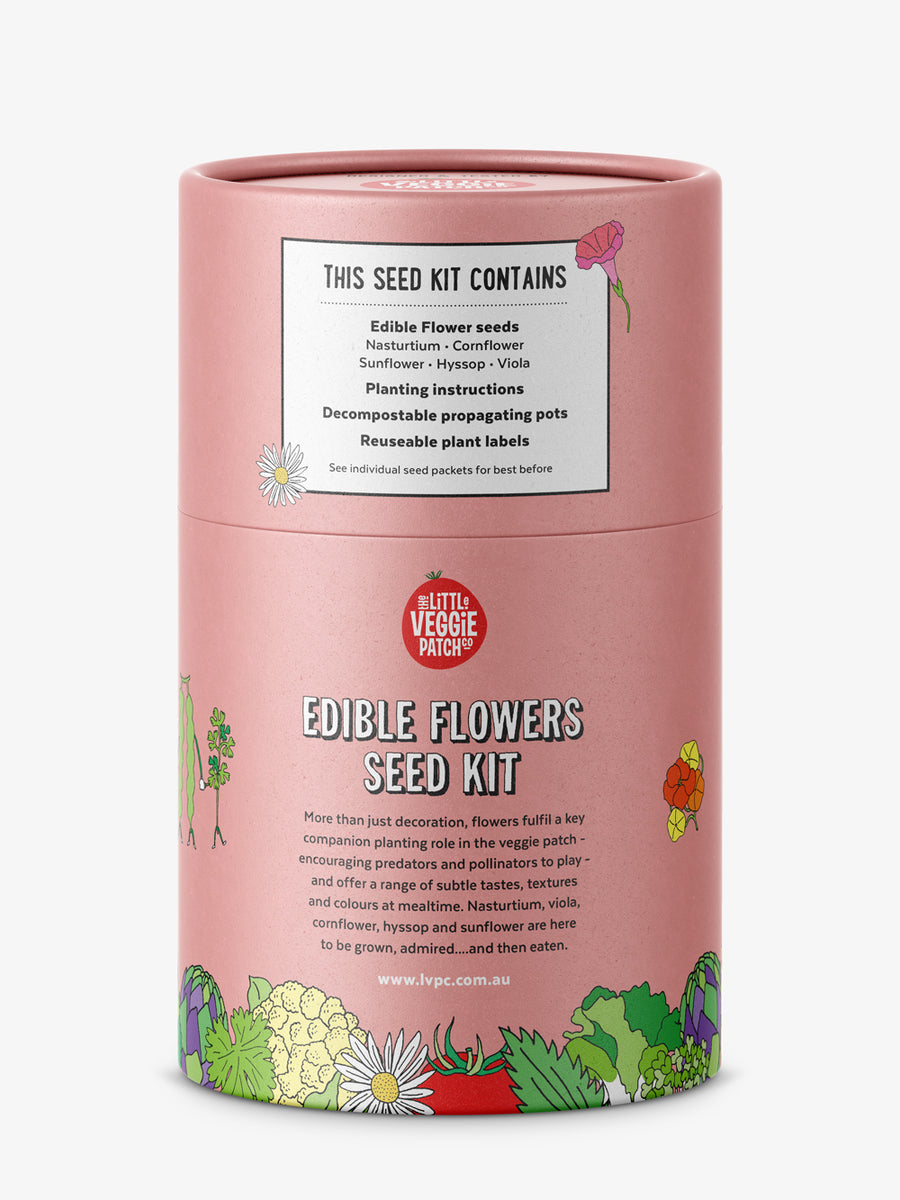 Edible Flowers Seed Kit – The Little Veggie Patch Co