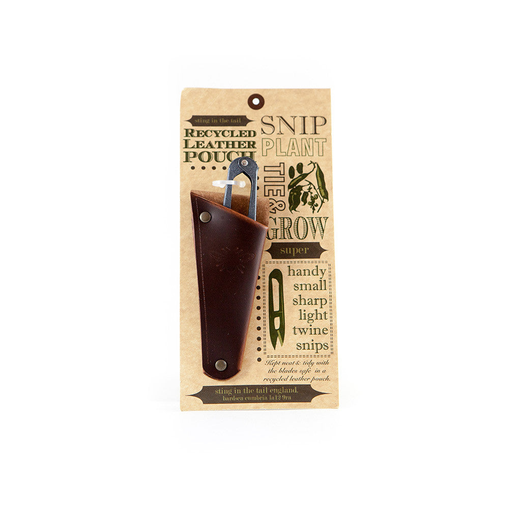 Gardening Snips leather pouch – The Little Veggie Patch Co